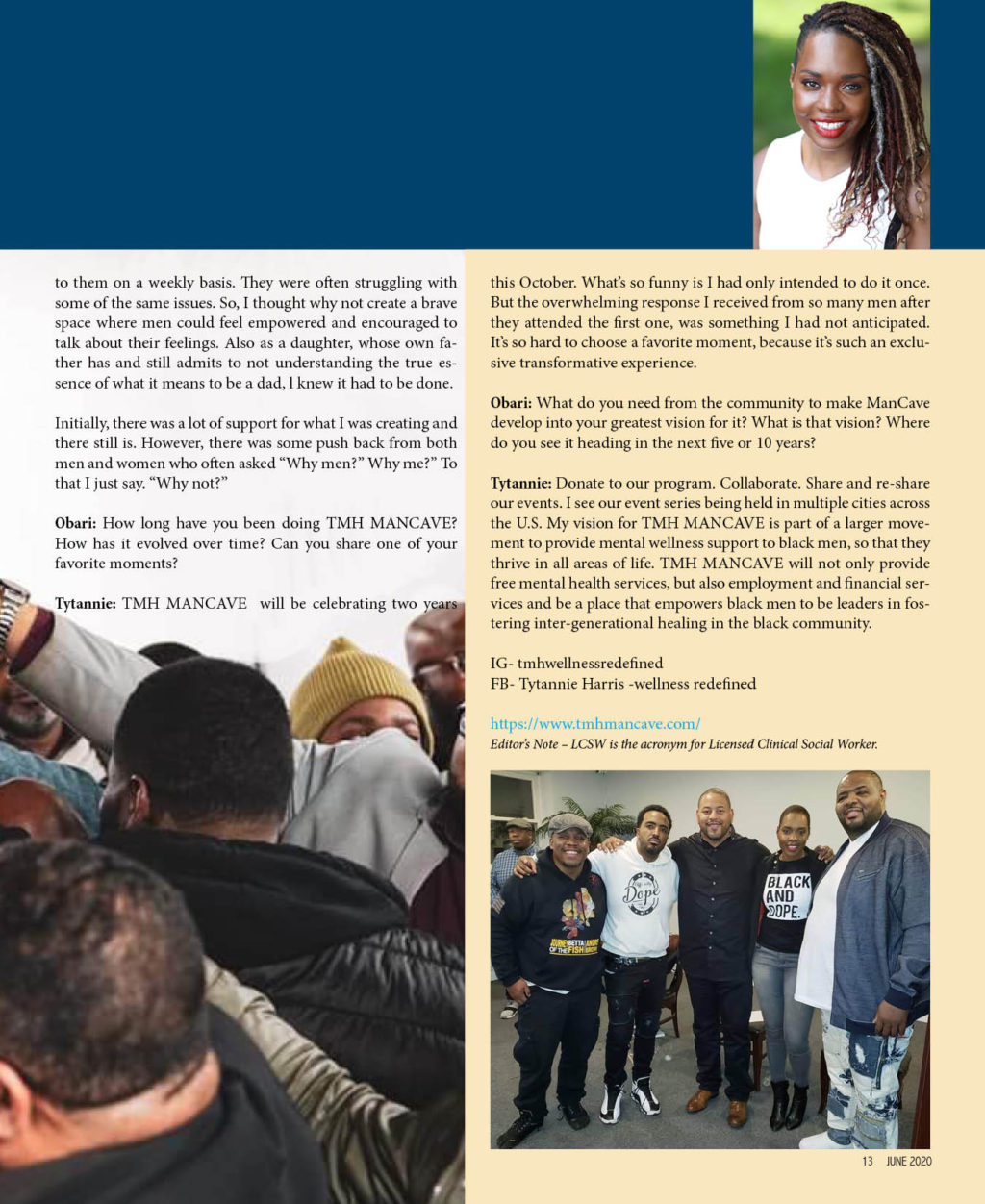 COMMUNITY SPOTLIGHT: Interview with Tytannie Harris, LCSW, CEO of TMH ...